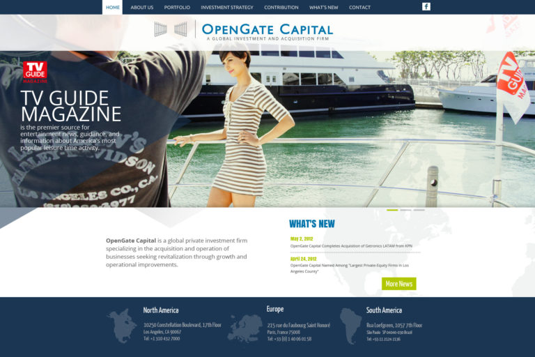OpenGate Capital | Los Angeles Web Design Company